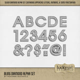 Grunge Metal Alpha Digital Scrapbook Bundle – Lucky Girl Creative