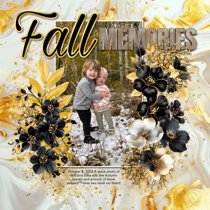 Vintage Americana Digital Scrapbook Bundle – Lucky Girl Creative