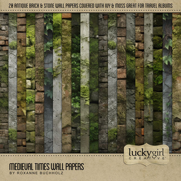 Medieval Times Digital Scrapbook Bundle – Lucky Girl Creative