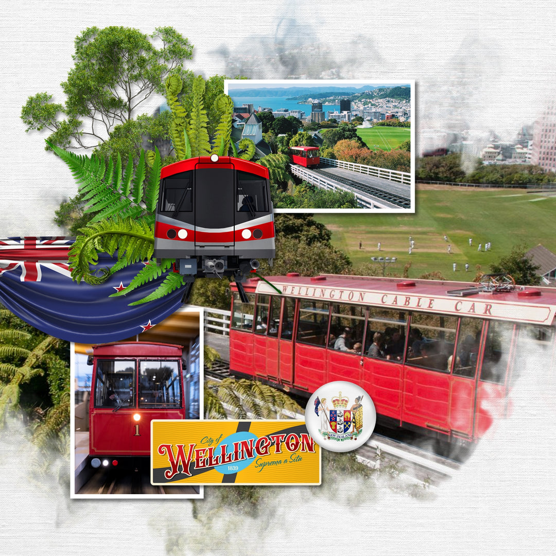 New Zealand Digital Scrapbook Bundle – Lucky Girl Creative