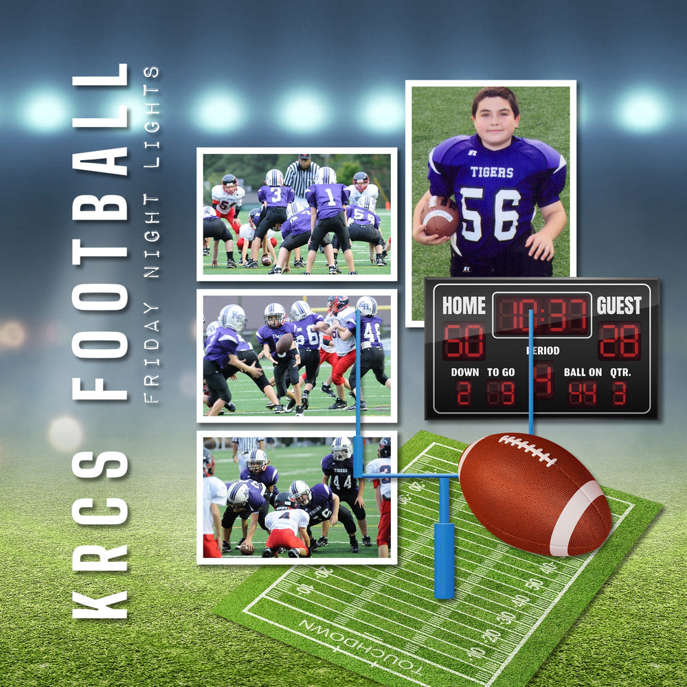 Physical Education Class Digital Scrapbook Kit – Lucky Girl Creative