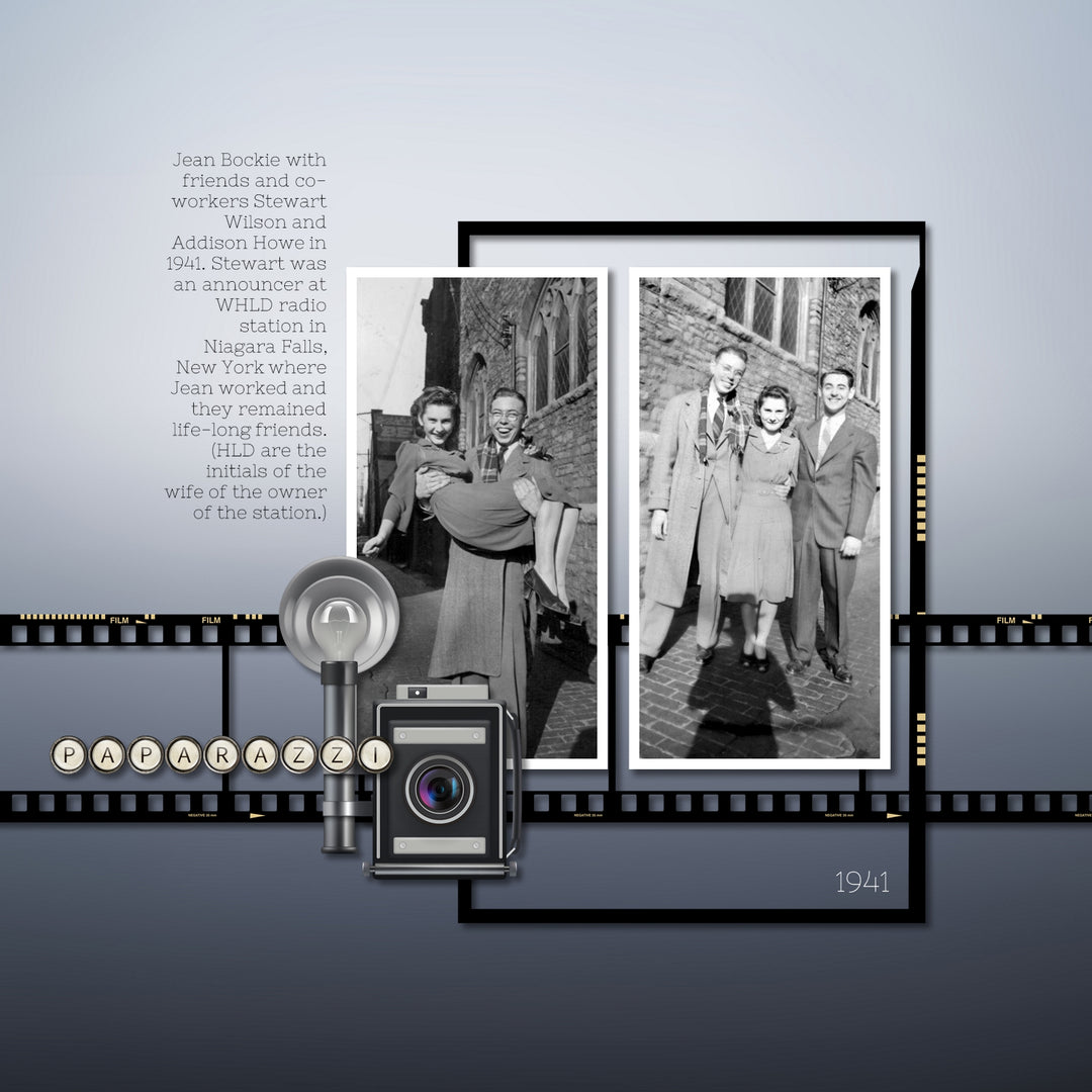 Vintage Camera Crazy Elements Digital Scrapbook Kit – Lucky Girl Creative