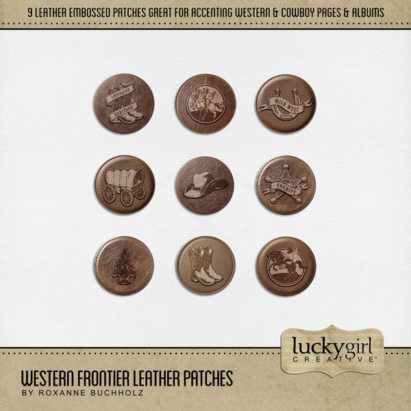 Western Frontier Mega Digital Scrapbook Bundle – Lucky Girl Creative