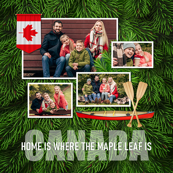Canadian Adventure Papers Digital Scrapbook Kit – Lucky Girl Creative