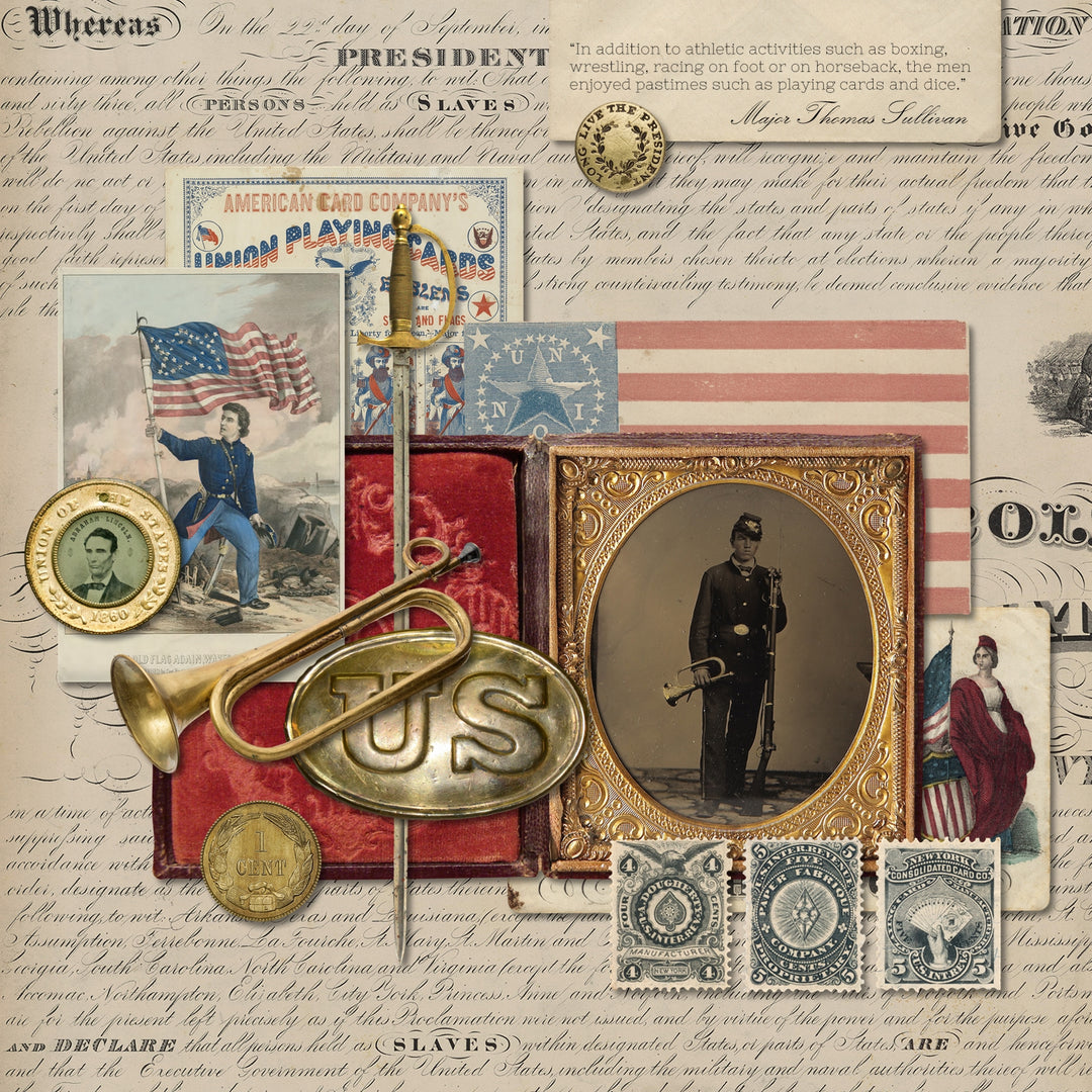 Civil War Armory Digital Scrapbook Kit by Lucky Girl Creative