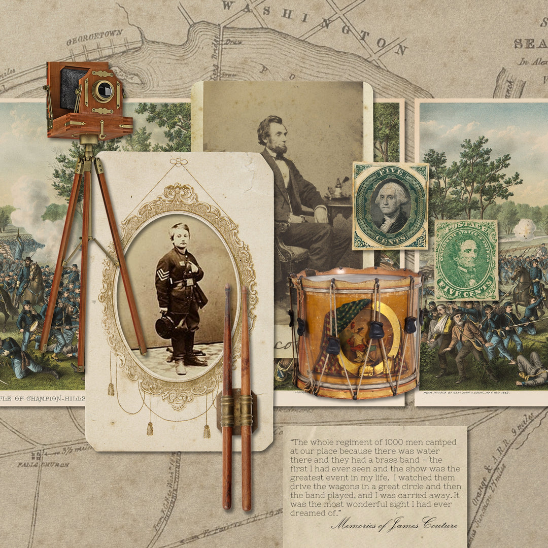 Civil War 2 Digital Scrapbook Kit by Lucky Girl Creative