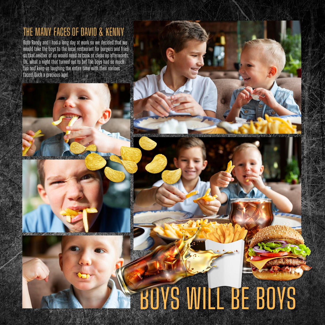 Tweens & Teens Food & Beverage Digital Scrapbook Kit – Lucky Girl Creative