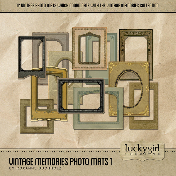 Vintage Memories Digital Scrapbook Bundle 4 – Lucky Girl Creative